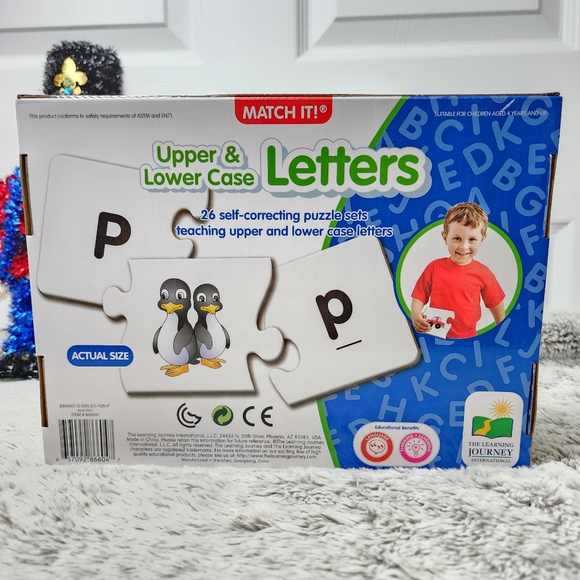 The Learning Journey | Toys | The Learning Journey Match It Upper Lower Case Letters Alphabet ...